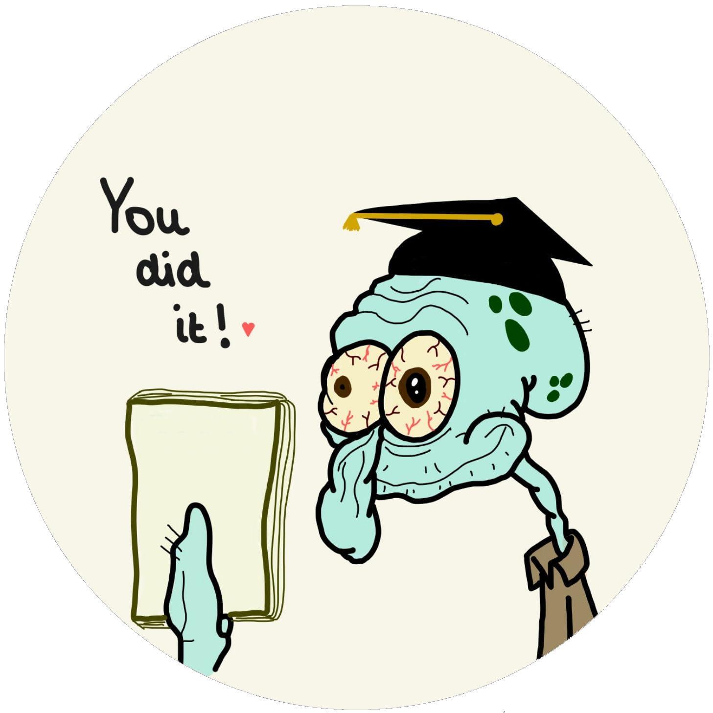 Squidward Tentacles Fondant Cake Topper - Spongebob No. 2 Birthday ...