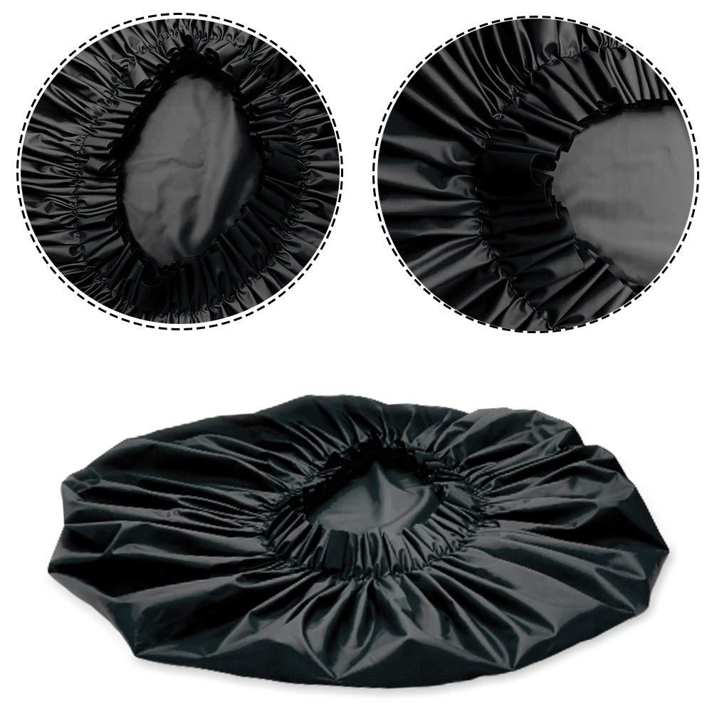 Elebox Premium Collection Super Jumbo Black Shower Cap Extra Large