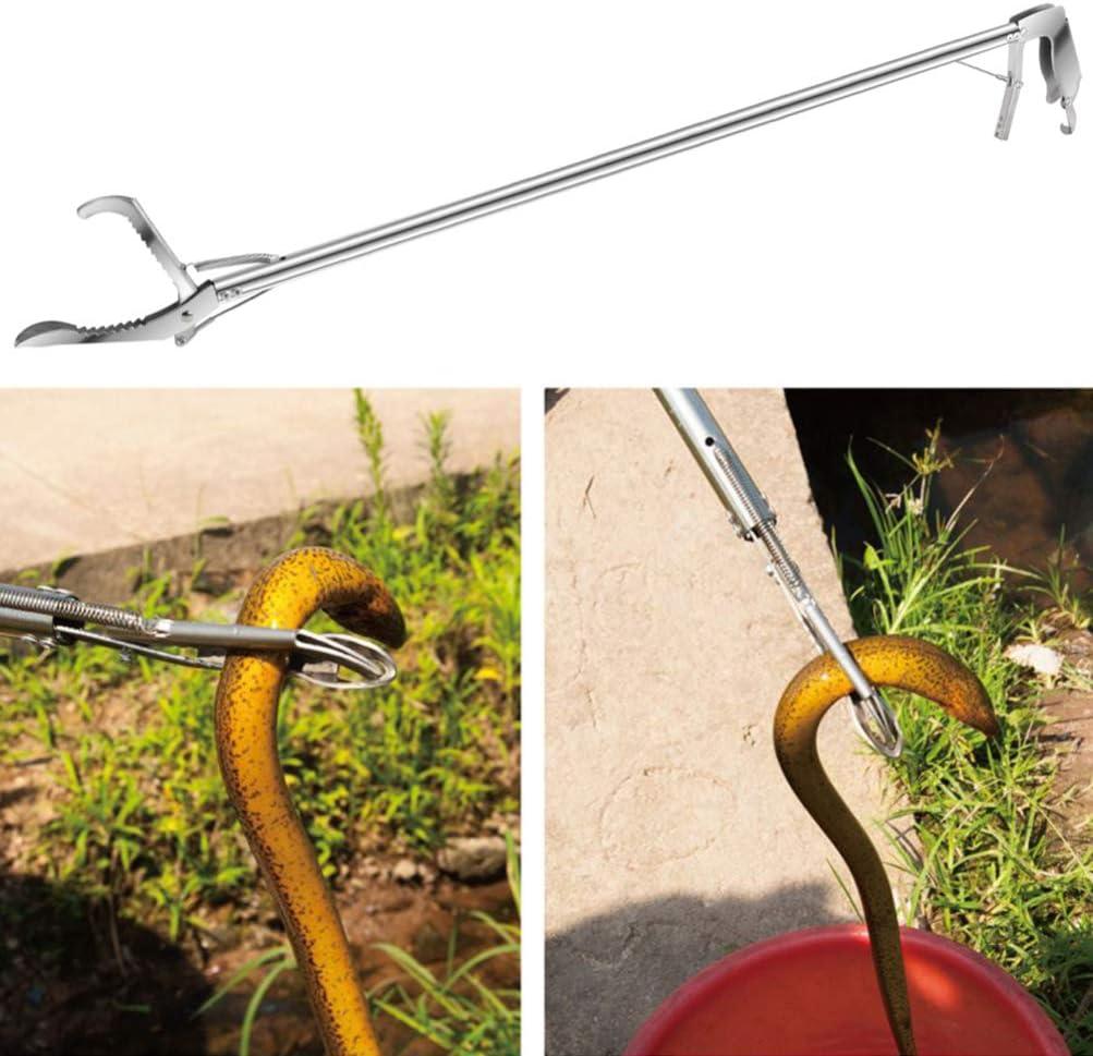 IMIKEYA Snake Tongs Reptile Catcher Stick Grabber Long Handle Pick Up ...