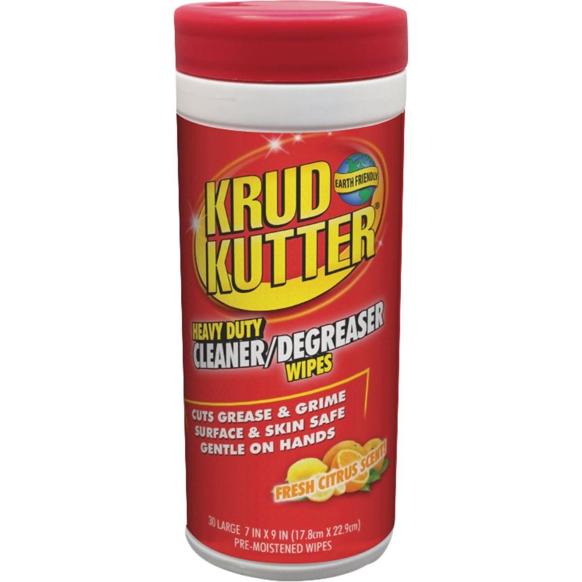 KRUD KUTTER Heavy Duty Cleaner & Degreaser Wipes - 30 Sheets ...