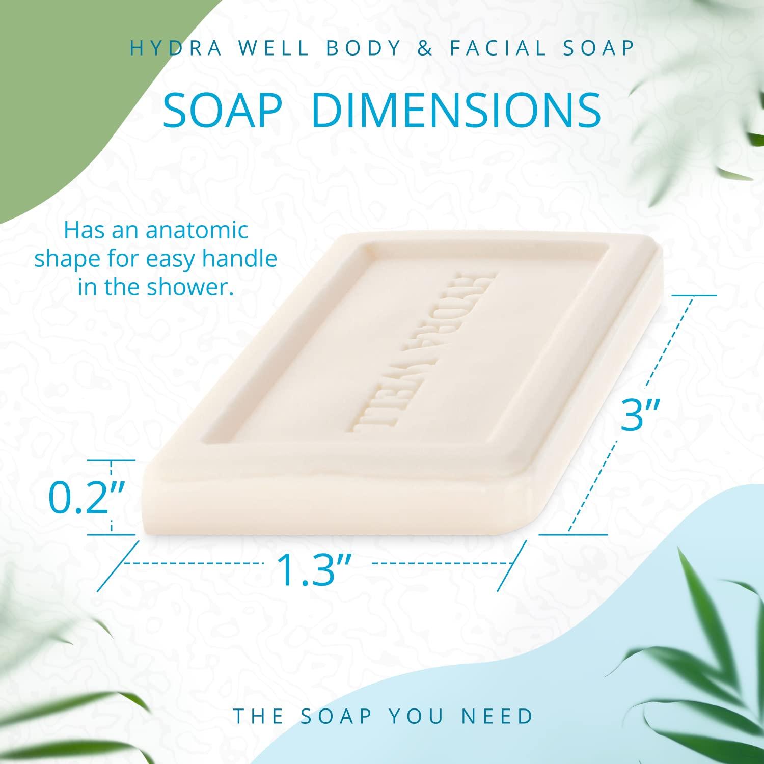 Hydra Well 1 oz Bulk Soaps - 50 Pack, Individually Wrapped Mini Bars ...