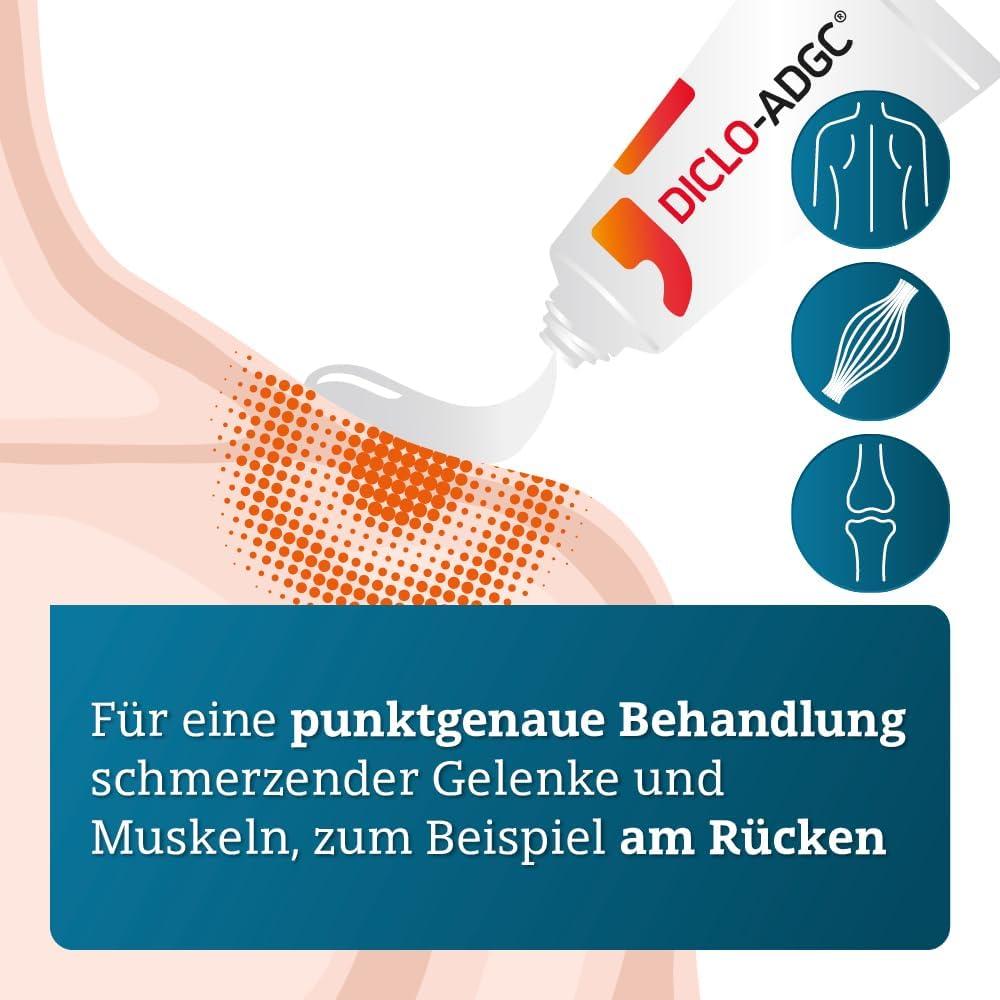 Diclo-ADGC Pain Gel Forte 150g - Effective Relief for Strains Sprains ...