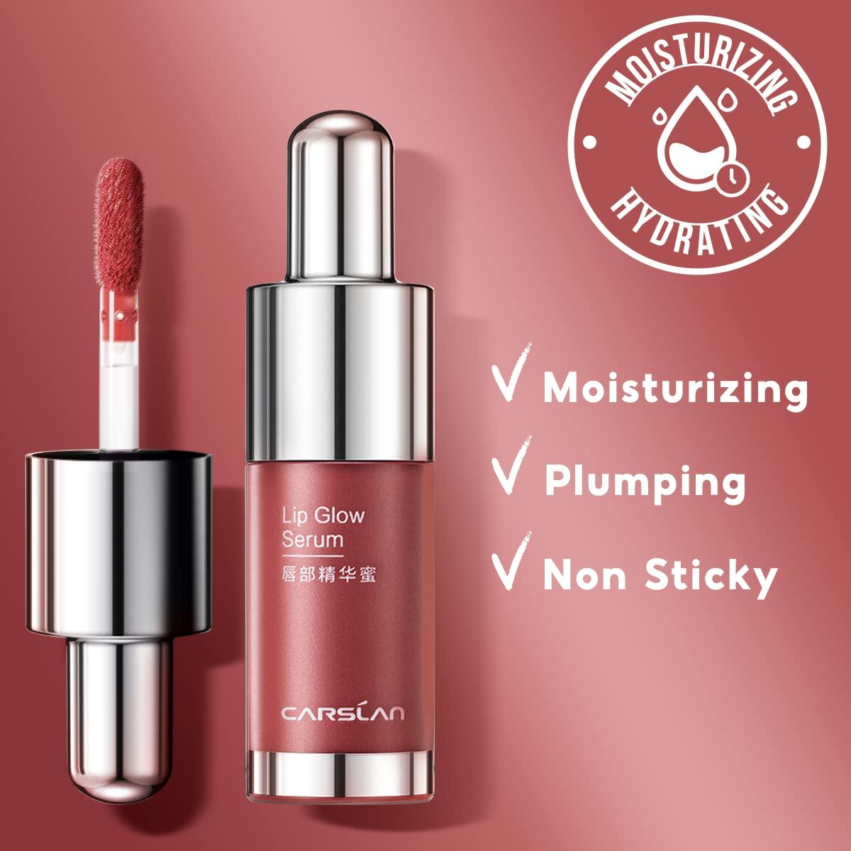 CARSLAN Hydrating Lip Gloss Serum - Moisturizing, Plumping, Shiny Lip ...