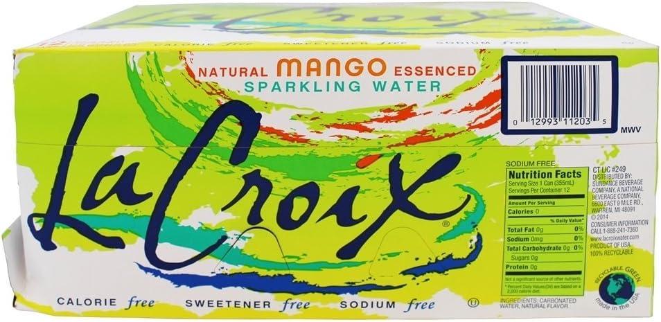 La Croix Naturally Essenced Sparkling Water Variety Pack 12 ounce Can ...