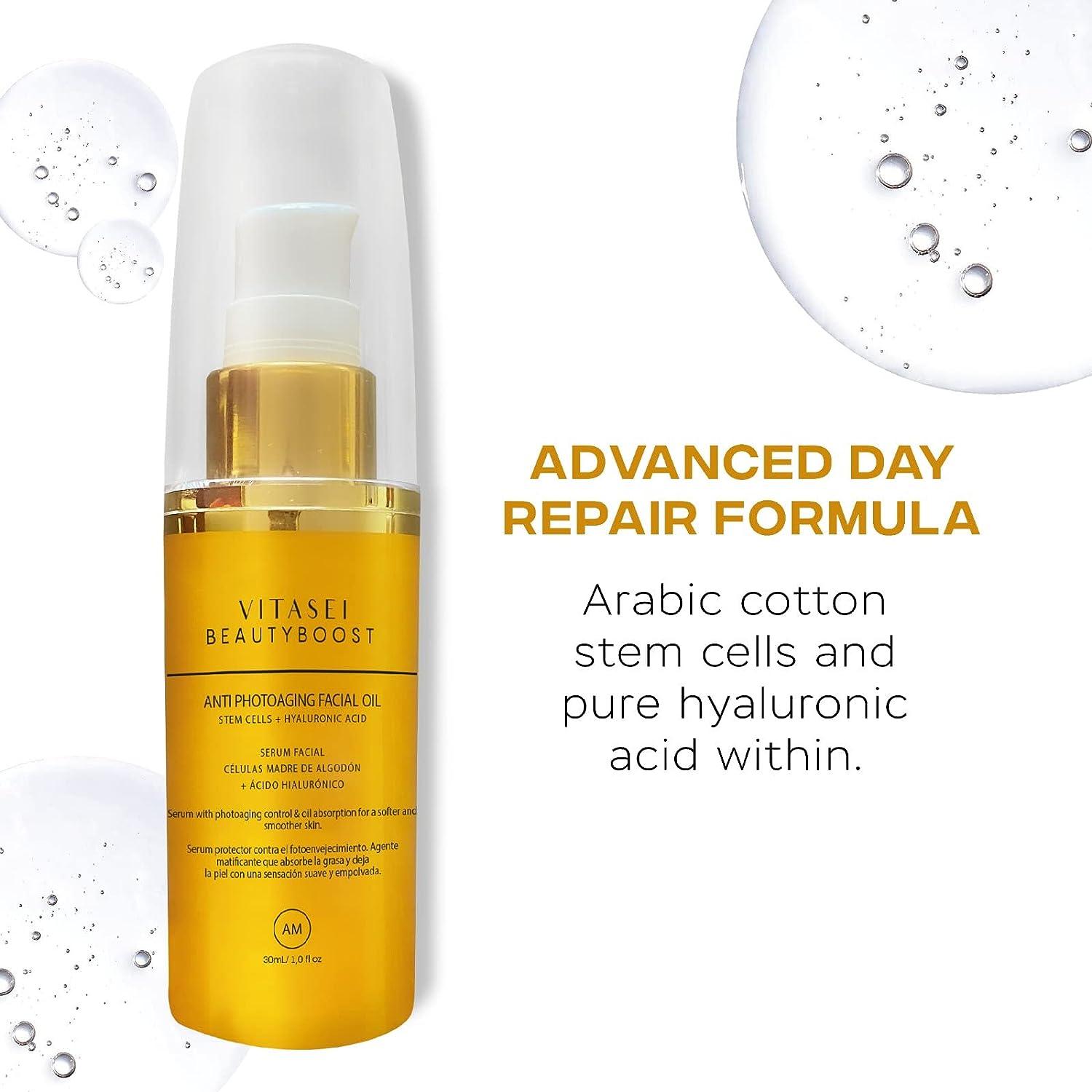 Vitasei Beauty Boost Anti-Photoaging Day & Night Serum Set with Stem ...