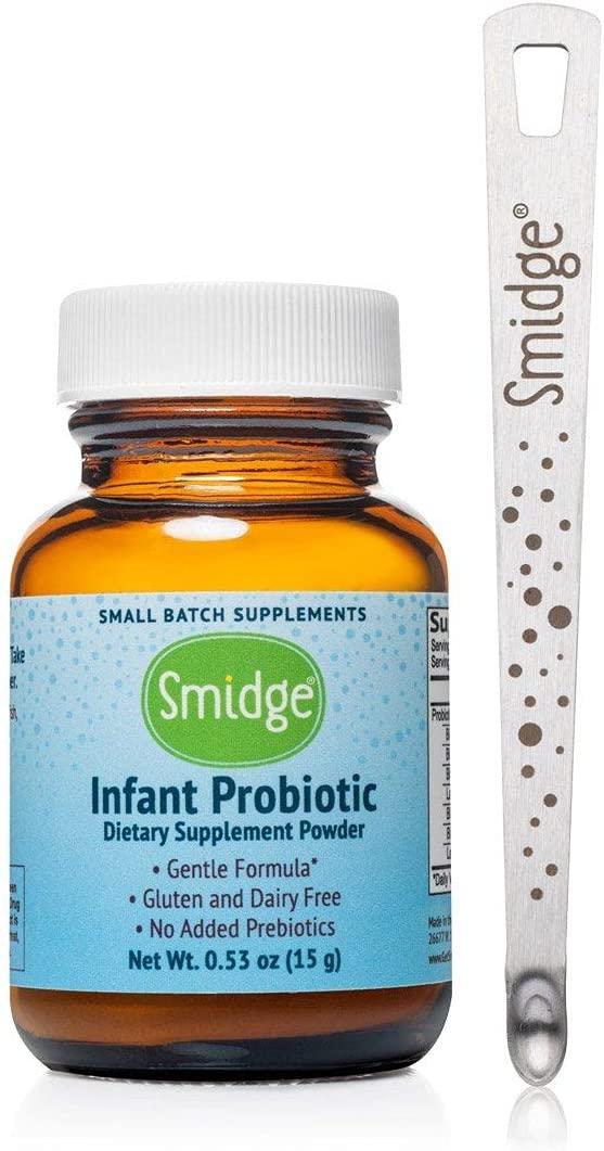 Smidge Infant Probiotic Powder - 0.53 Oz: Gut Health Support for Babies ...