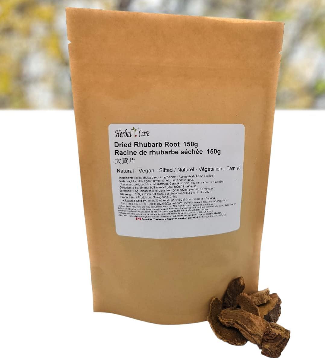 Herbal Cure - Dried Root Sliced Da Huang Radix et Rhizoma Rhei Rhubarb ...