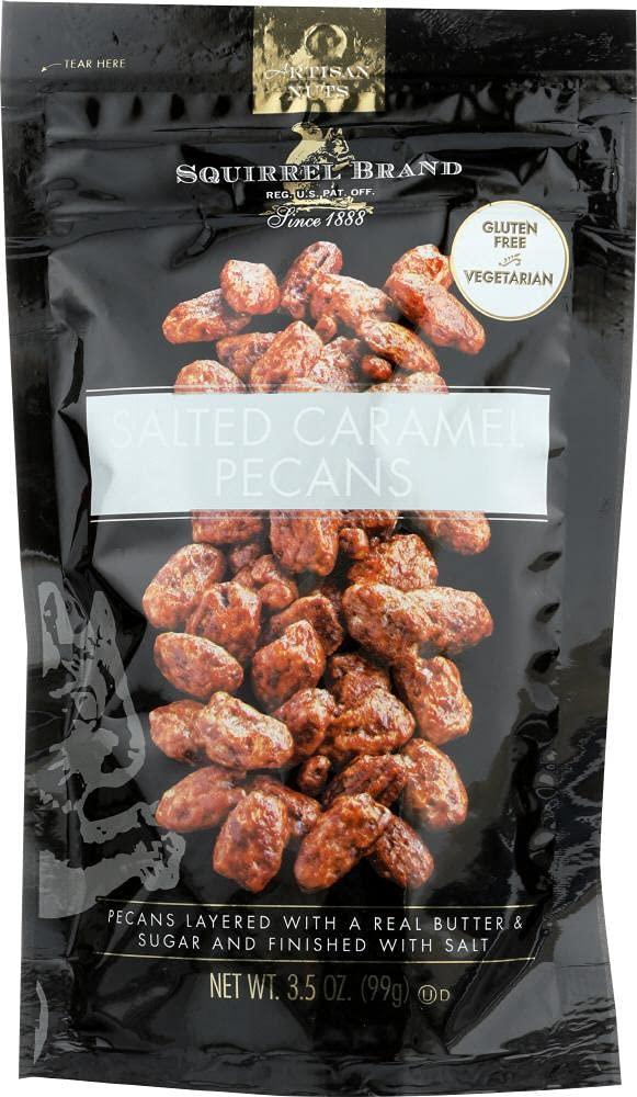 Buy Squirrel Brand Salted Caramel Pecans 3.5 OZ - Gourmet Snack | Buy ...