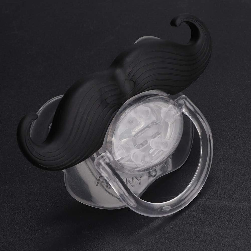 Silicone Baby Funny Pacifier with Cute Beard Design - Food Grade ...