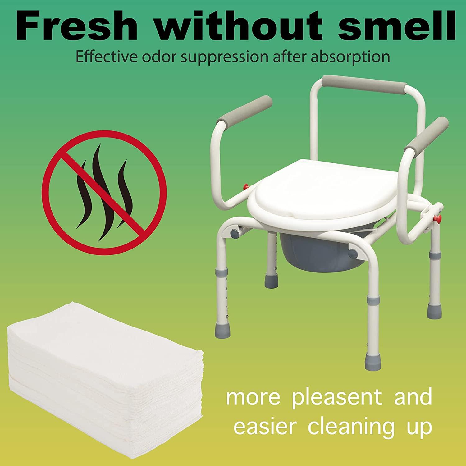 Lasyl Super Absorbent Commode Pads - 100 Count Wholesale Value Pack ...