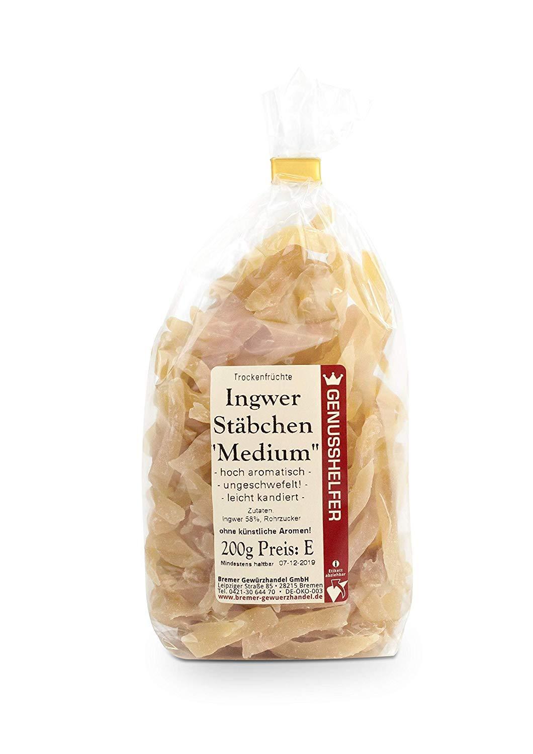 Bremer Gew rzhandel Ginger Sticks - Candied & Mild | 1kg Delicious ...