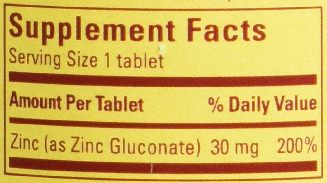Nature Made Zinc 30mg Tablets - 100 Count | Buy Now with Express ...