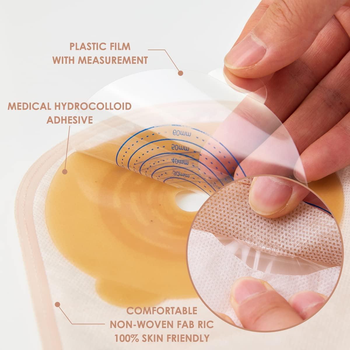 Magiin 20 Disposable Colostomy Bags - 15x27.5 cm Stoma Care Accessories ...