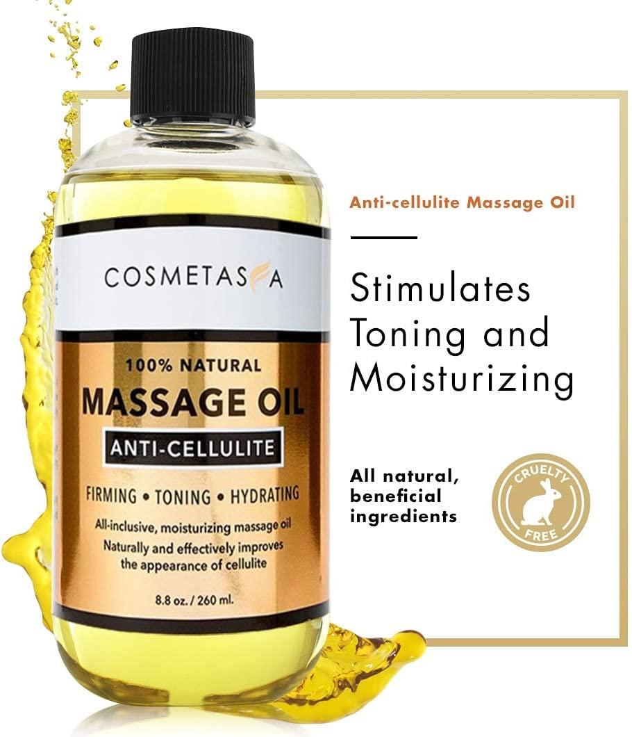 Large Cellulite Massage Oil 100 Natural Anti Cellulite Treatment
