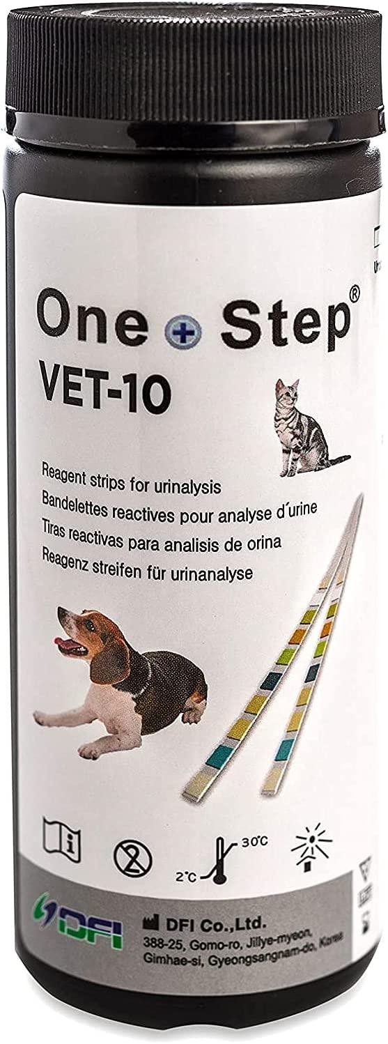 Pet Urine Test Strips - 100 x Urinalysis Parameter Tests for Dogs, Cats ...