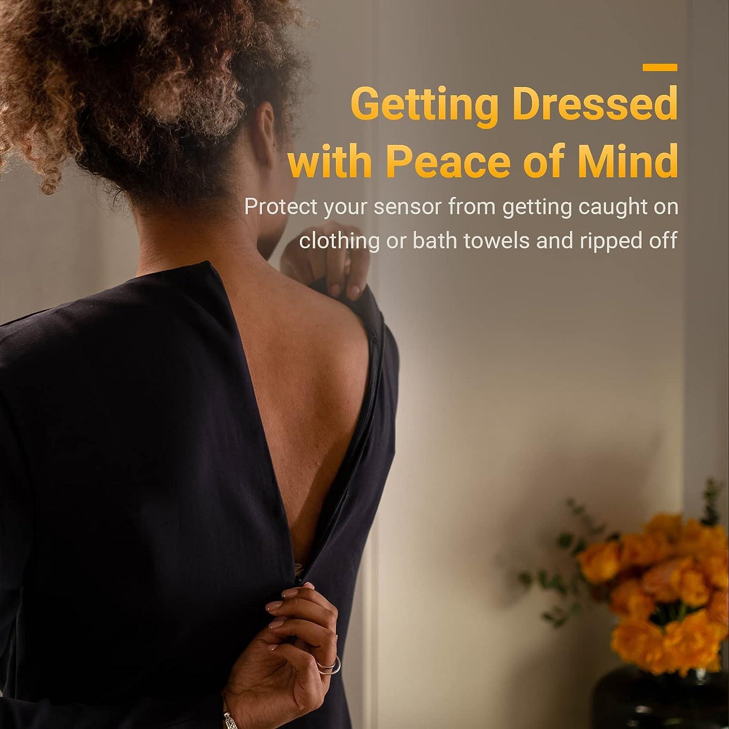 Amolyfe Dexcom G6 Adhesive Patches Waterproof 20pcs Overlay Patches Reusable Cap Latex