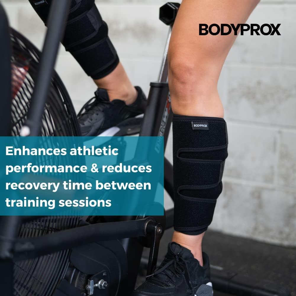 Calf Support Brace 2 Pack - Adjustable Shin Splint Compression Wrap ...