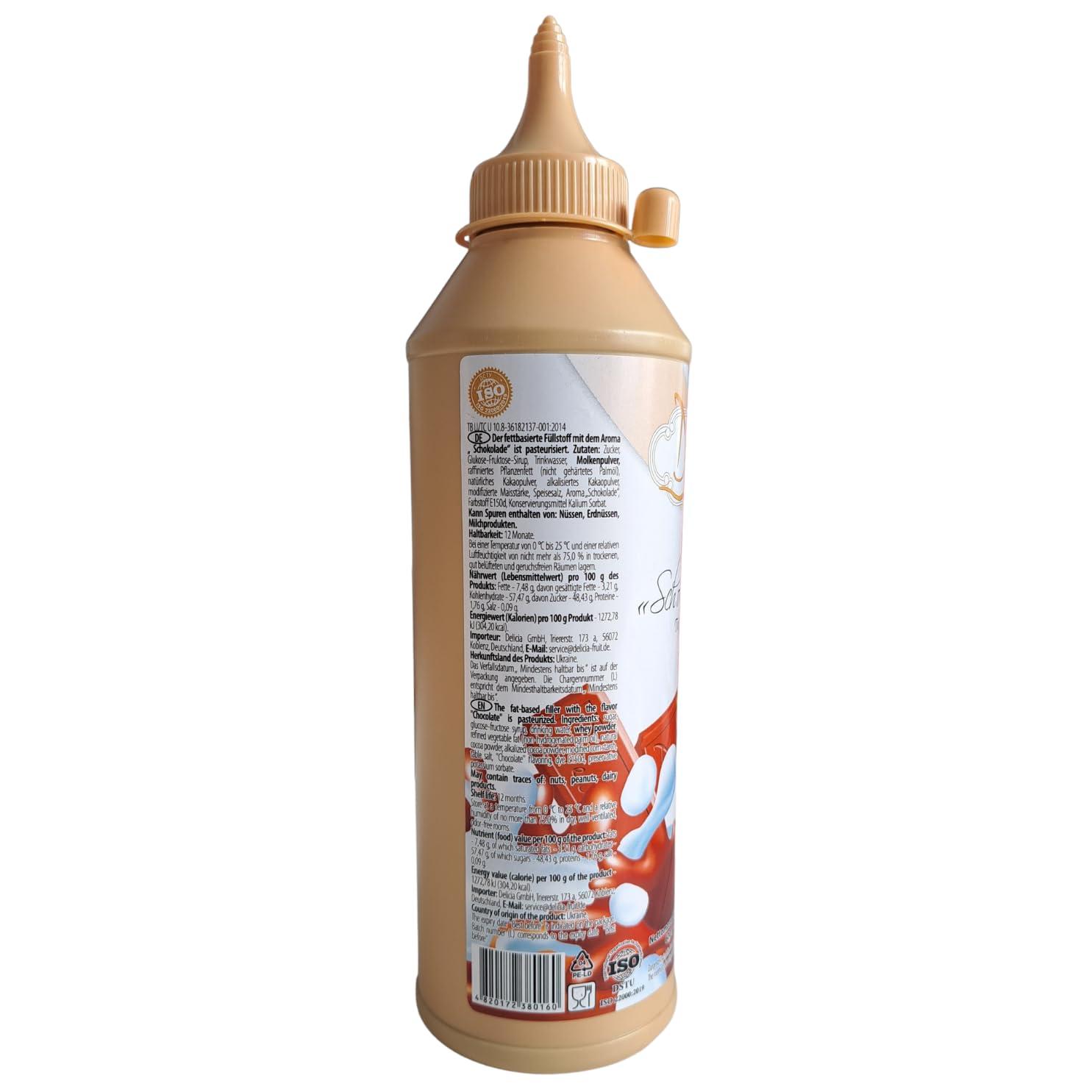 Chocolate Dessert Sauce | Seductive Topping - 600g Bottle | Versatile ...