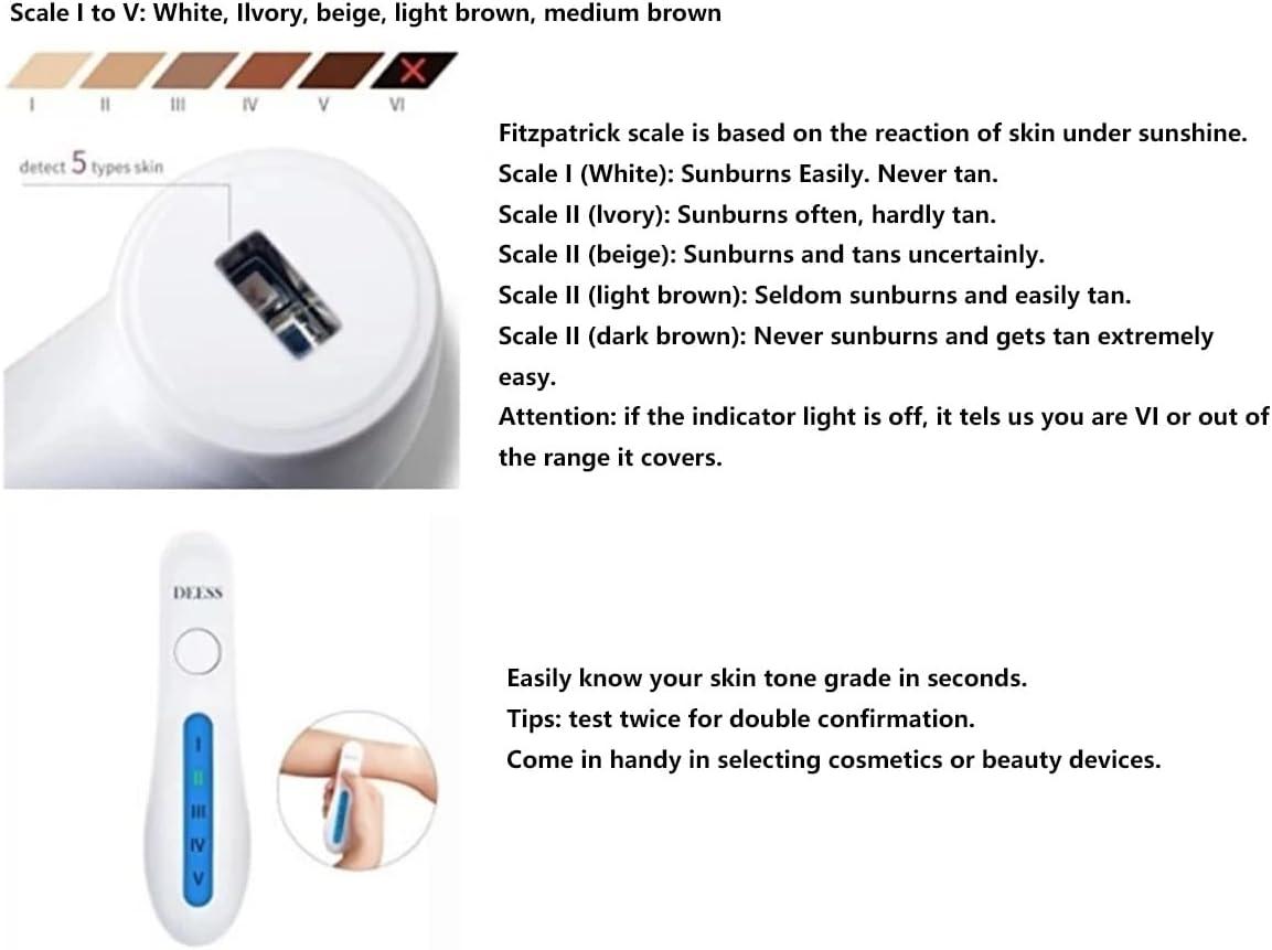 Ririfs Portable Skin Color Tester - Accurate Skin Tone Sensor ...
