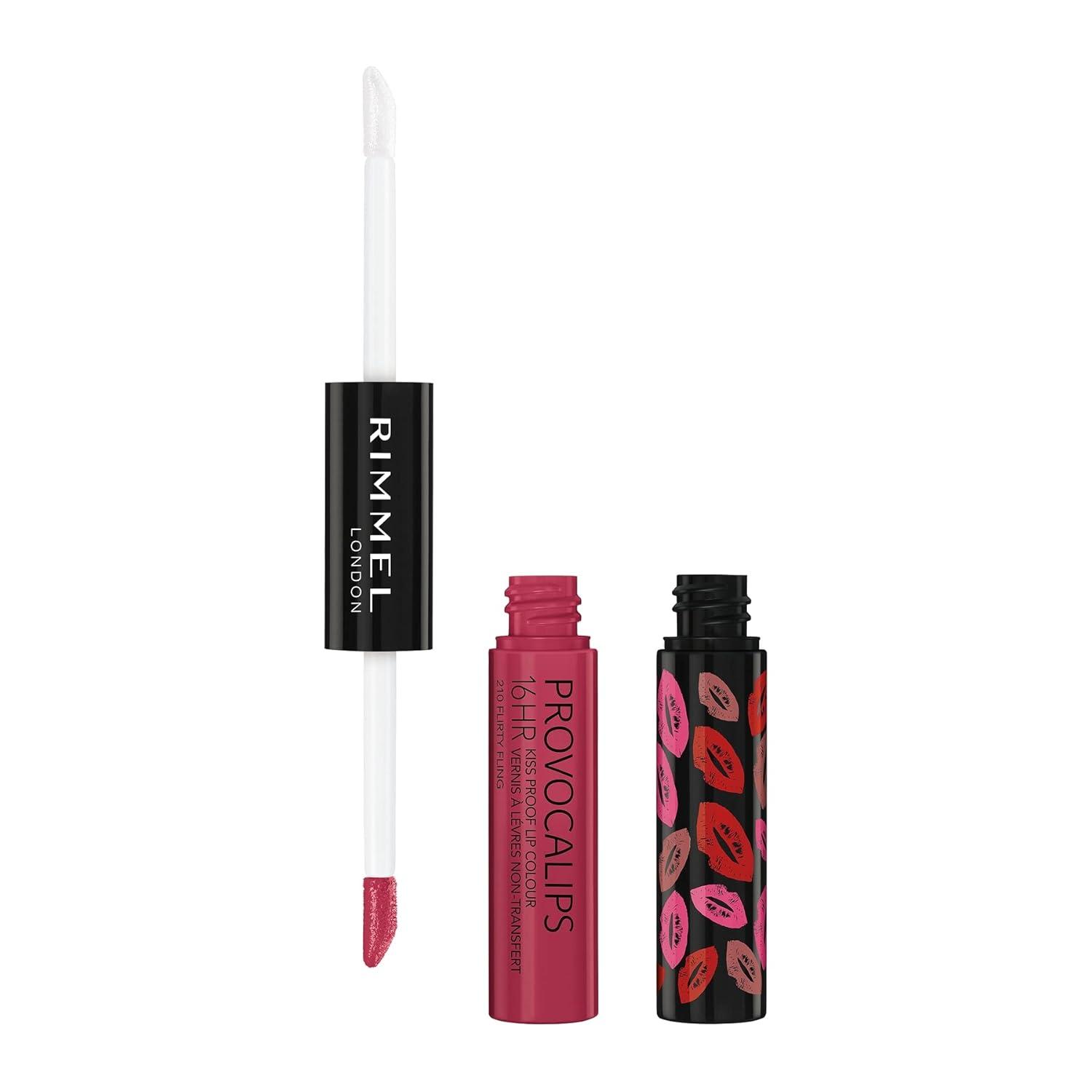 Rimmel London Liquid Lipstick 210 Flirty Fling - Long-lasting Color ...