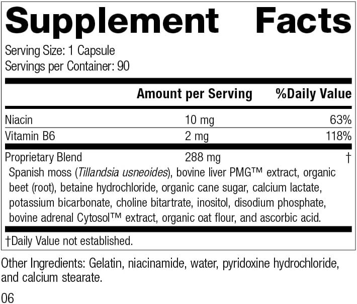 Standard Process Betacol - Liver Support Supplement with Niacin ...