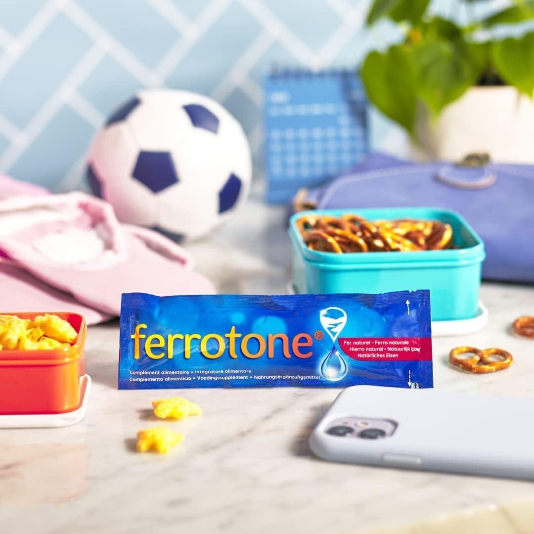 Ferrotone Iron Supplement - Natural Liquid Iron in Water | Easy to Use ...