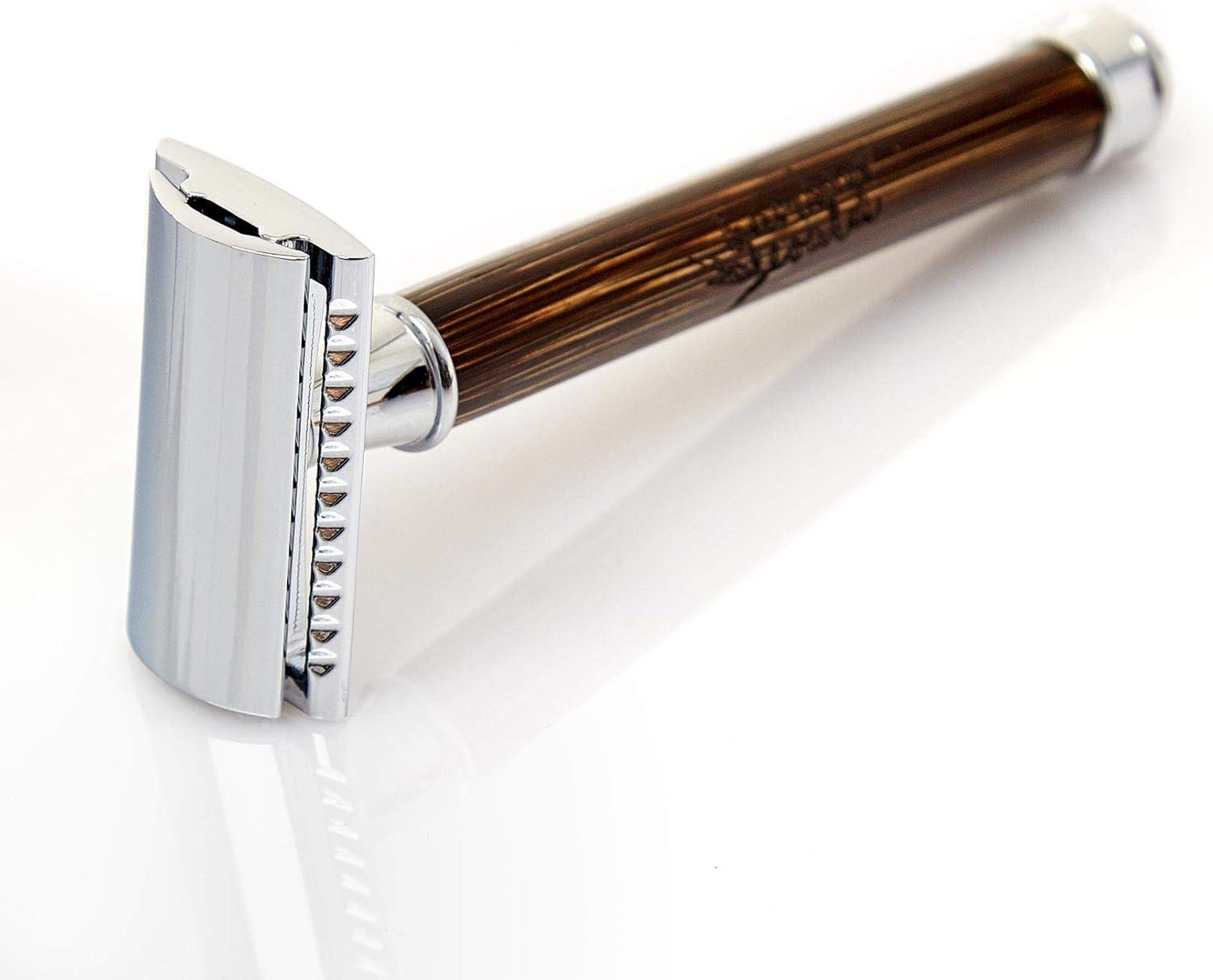 Bambuswald Eco-Friendly Bamboo Handle Razor for Women - Sustainable Wet ...