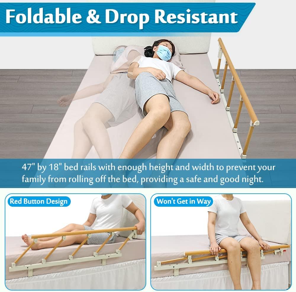 Bed Assist Rail for Elderly - Safety Side Rail Guard for Seniors ...