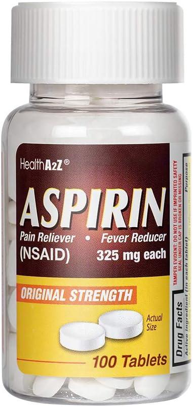 HealthA2Z Aspirin 325mg 2400 Tablets - Uncoated | Value Pack | Buy Now ...
