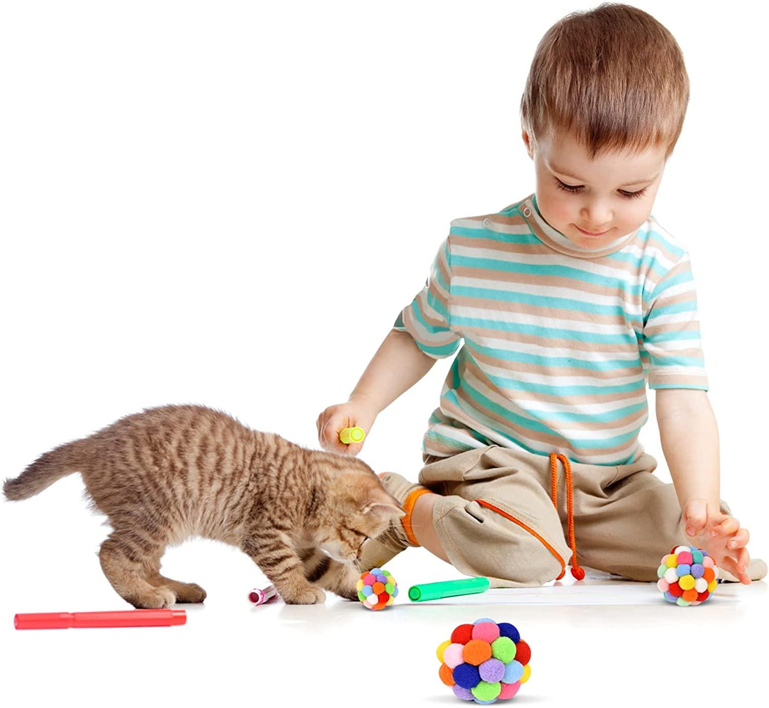 Crinkle Cat Toy 12 Pcs Cat Crinkle Toys, Cat Crinkle Balls To Attract ...