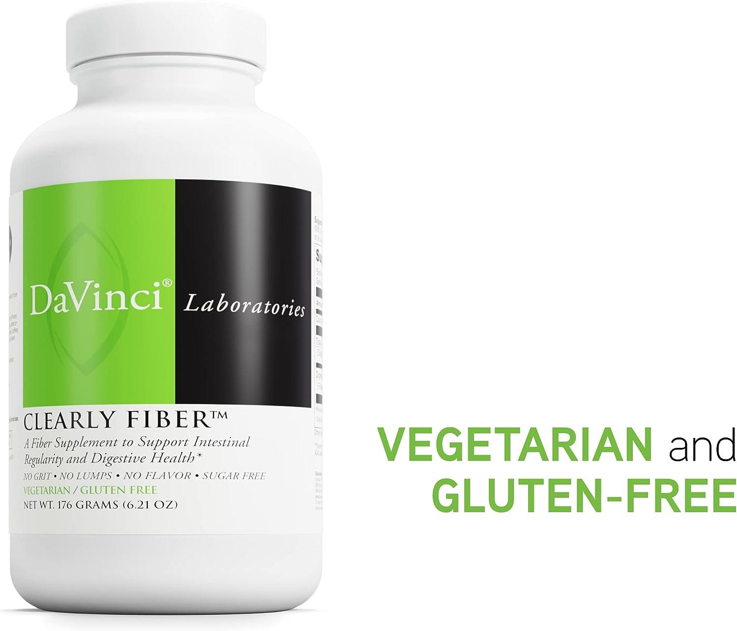 DAVINCI Labs Clearly Fiber - Intestinal Regularity & Bowel Function ...