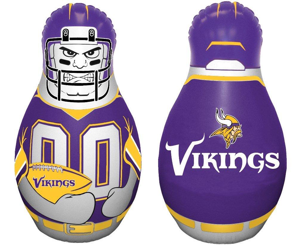 NFL Minnesota Vikings Bop Bag Inflatable Tackle Buddy Punching Bag - 40 ...