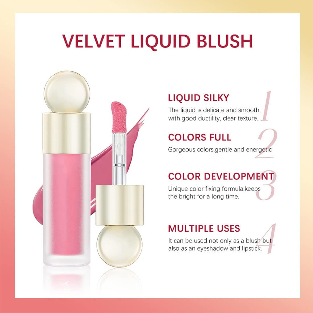 Rare Beauty Velvet Liquid Blush Set of 5 | Natural, Waterproof, Long ...