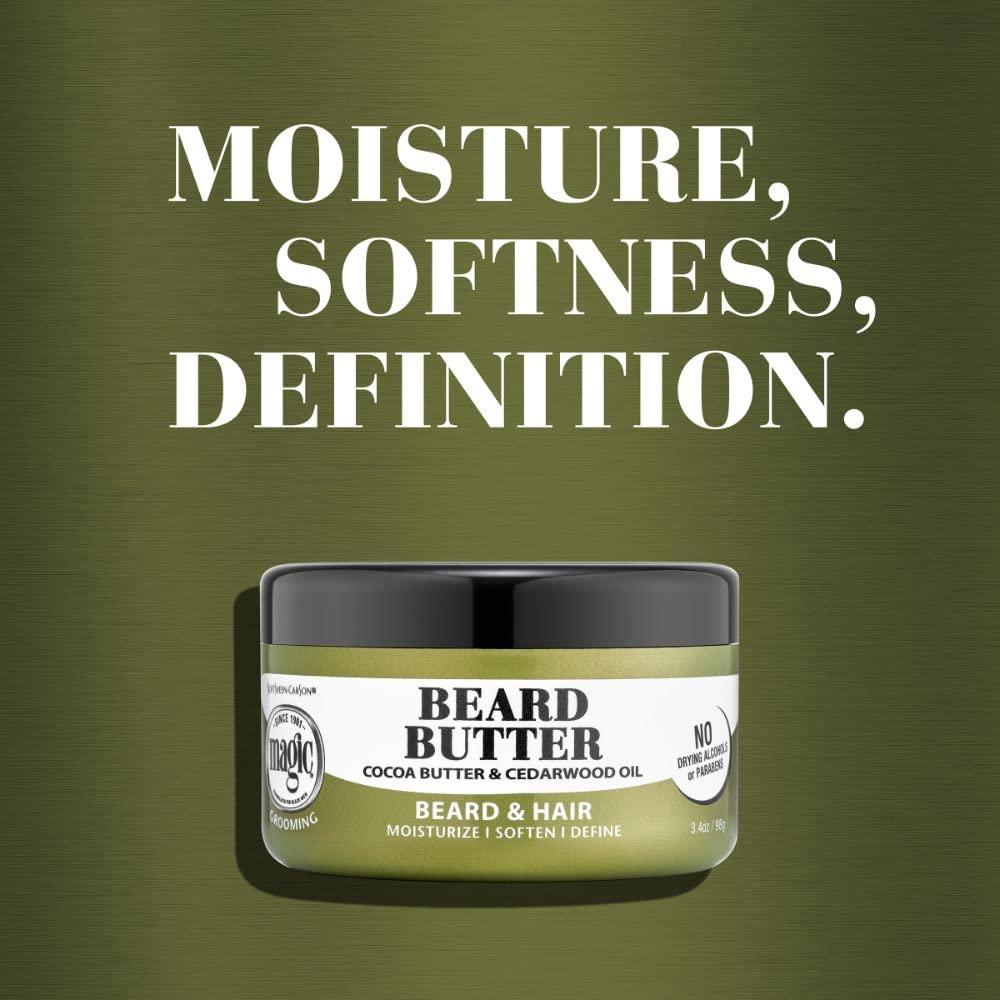 Softsheen-Carson Magic Men's Beard Butter with Cedarwood Oil & Cocoa ...