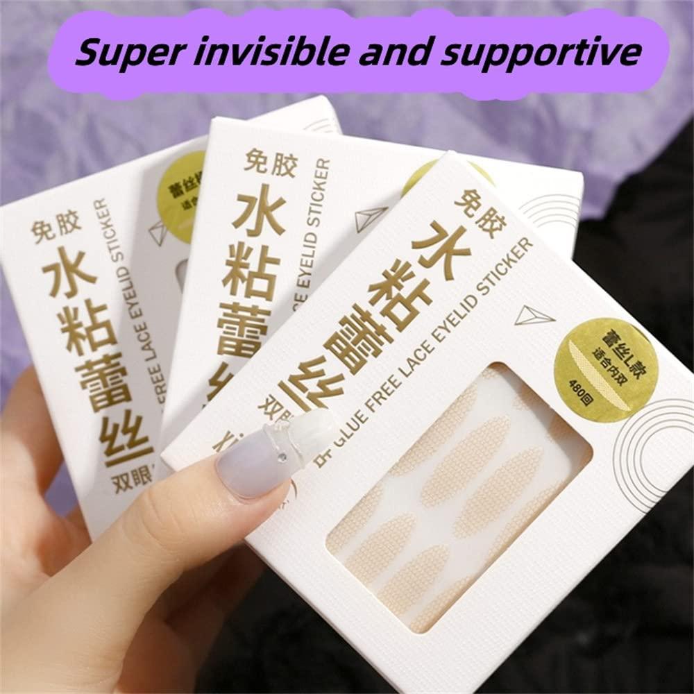 Waterproof Slip-Float Double Eyelid Lifting Tapes - 24h Stripes for ...
