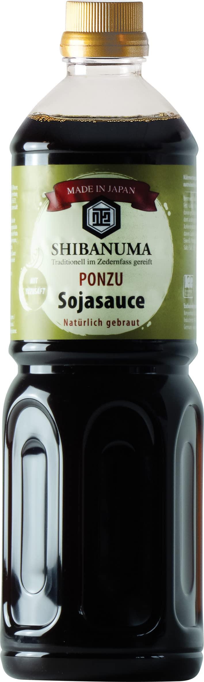 Buy Shibanuma Ponzu Sauce with Yuzu Less Salty Soy Sauce from Japan 1L ...