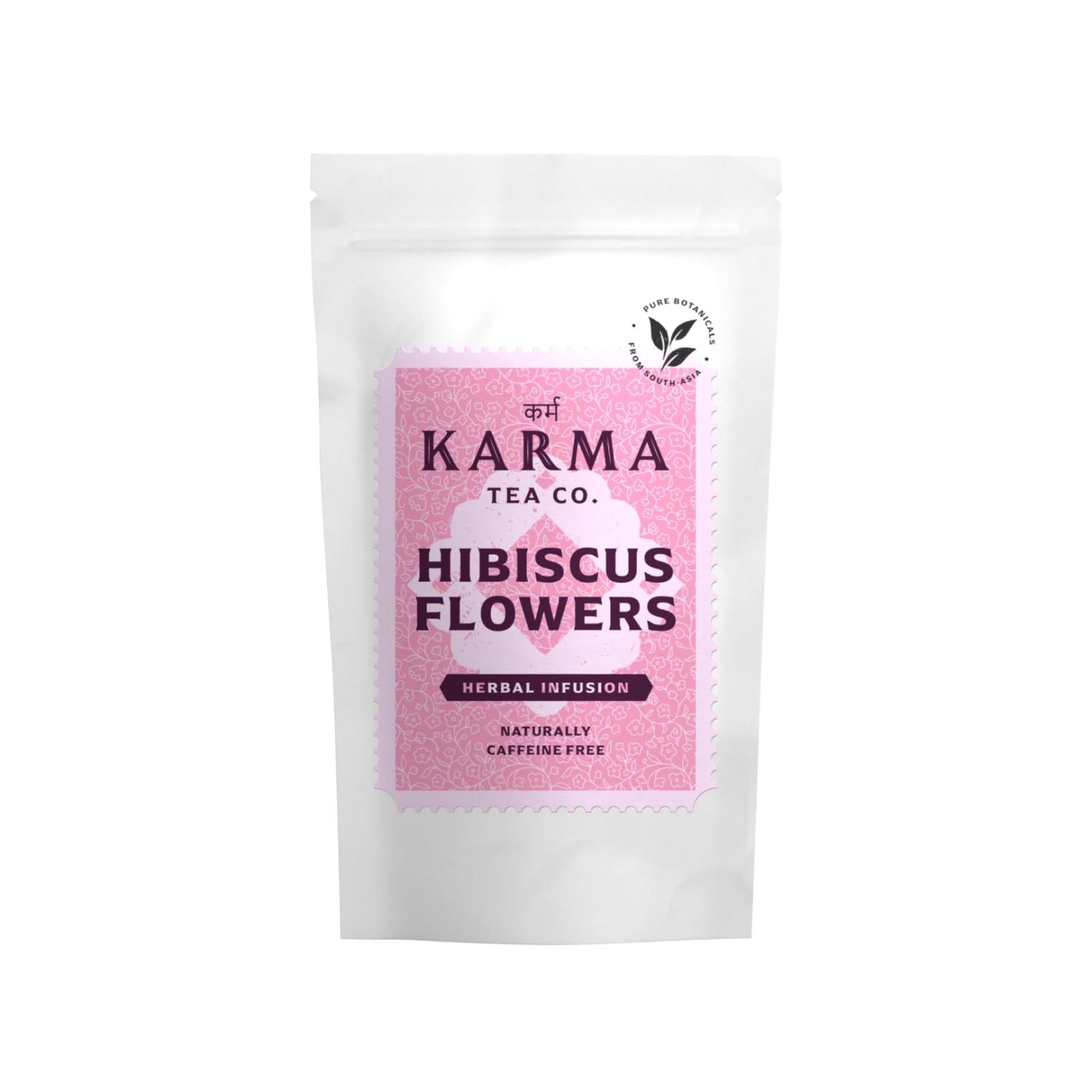 The Karma Tea Co. Hibiscus Flowers Loose Leaf Tea | Buy Now with ...