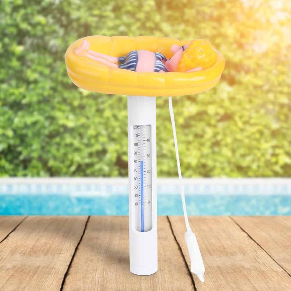 Buy Floating Swimming Pool Thermometer - Easy-to-Read Digital Water ...