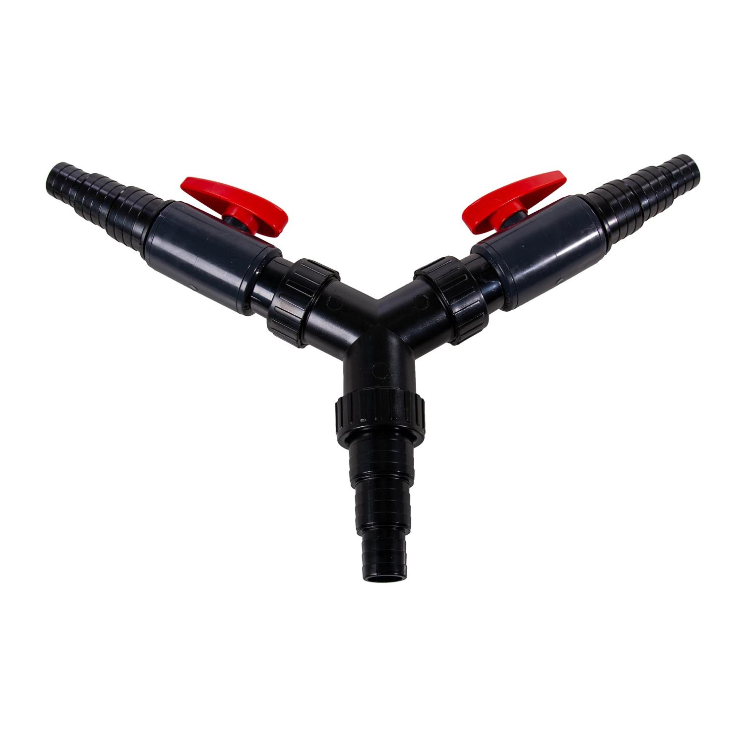 Aquafort 3-Way Valve Y-Water Divider 25/32/38mm | Adjustable for Water ...