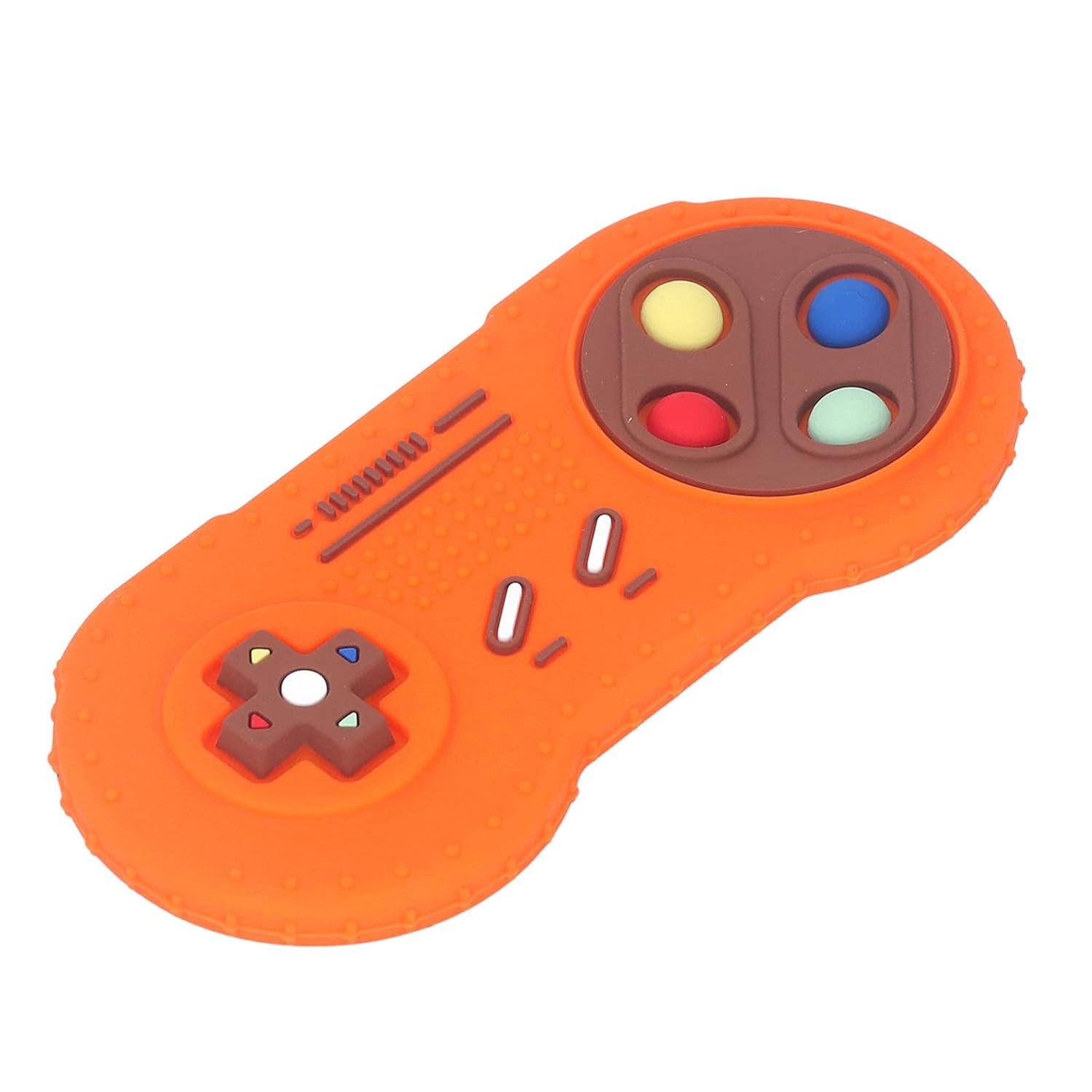 Portable Game Controller Teething Toy for Infants - Soft Silicone Gum ...