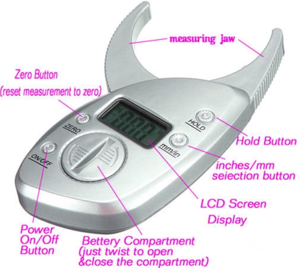 Qiorange Digital Body Fat Caliper - LCD Skin Fold Analyzer | Buy Now ...