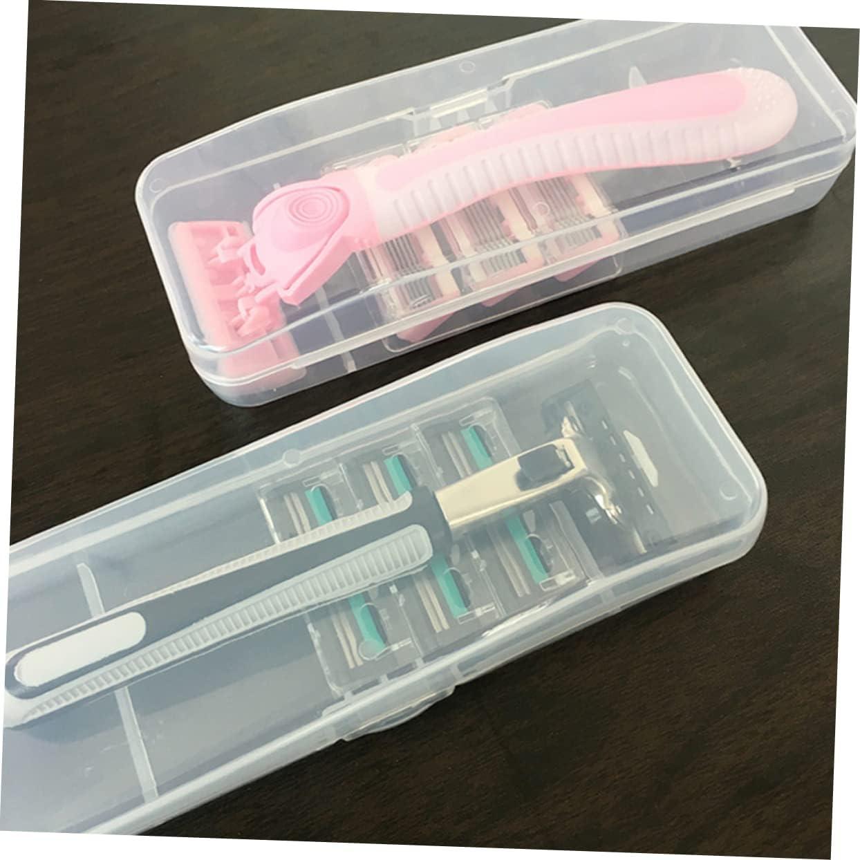 Healeeved 10-Piece Razor Storage Box | Travel Safety Razor Case ...