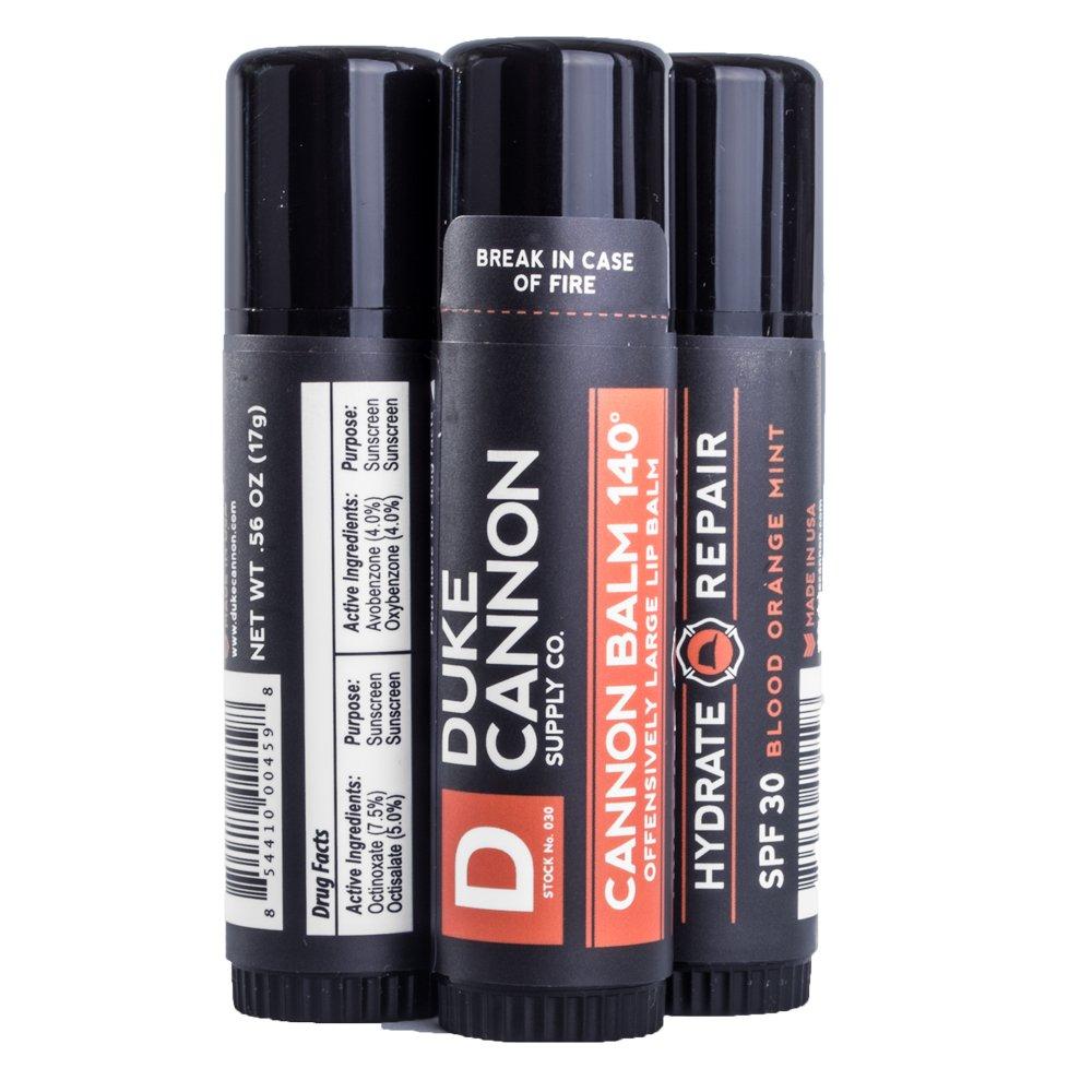 Duke Cannon Tactical Lip Balm - Blood Orange Mint (3 Pack) | Superior ...