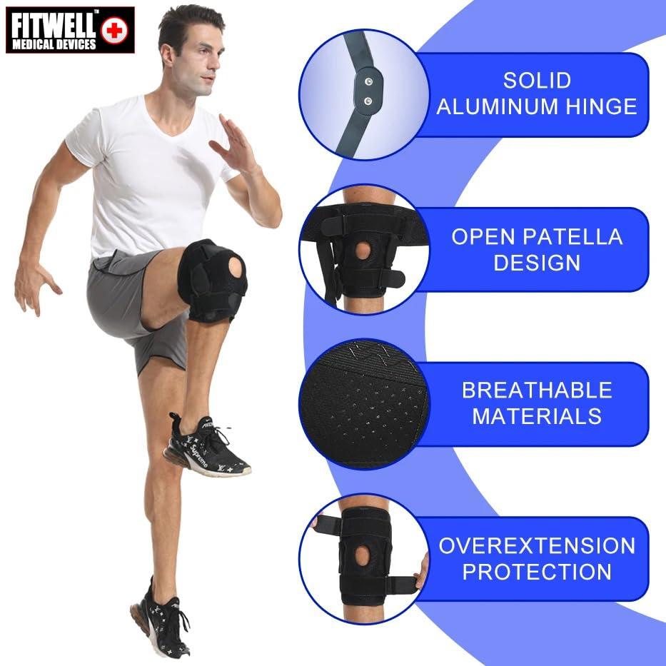 Shop Upgraded Hinged Knee Brace - Medical-Grade Support for Pain Relief ...