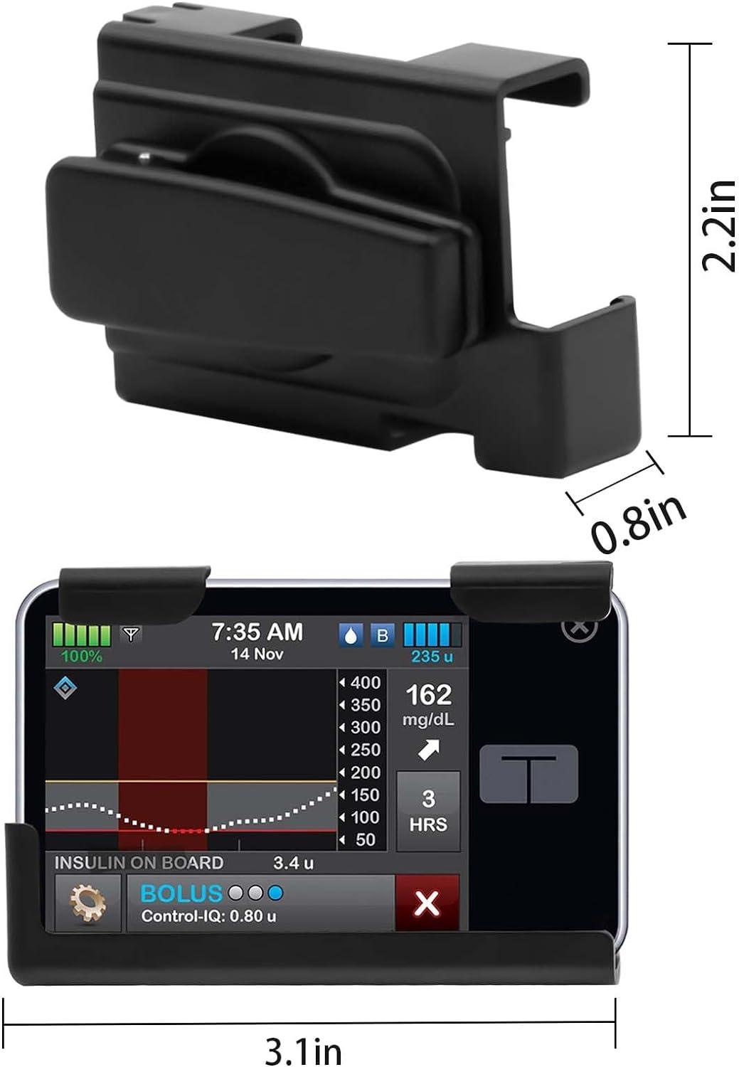 Diabetic Insulin Pump Holder | 360 Swivel Belt Clip for Medtronic ...