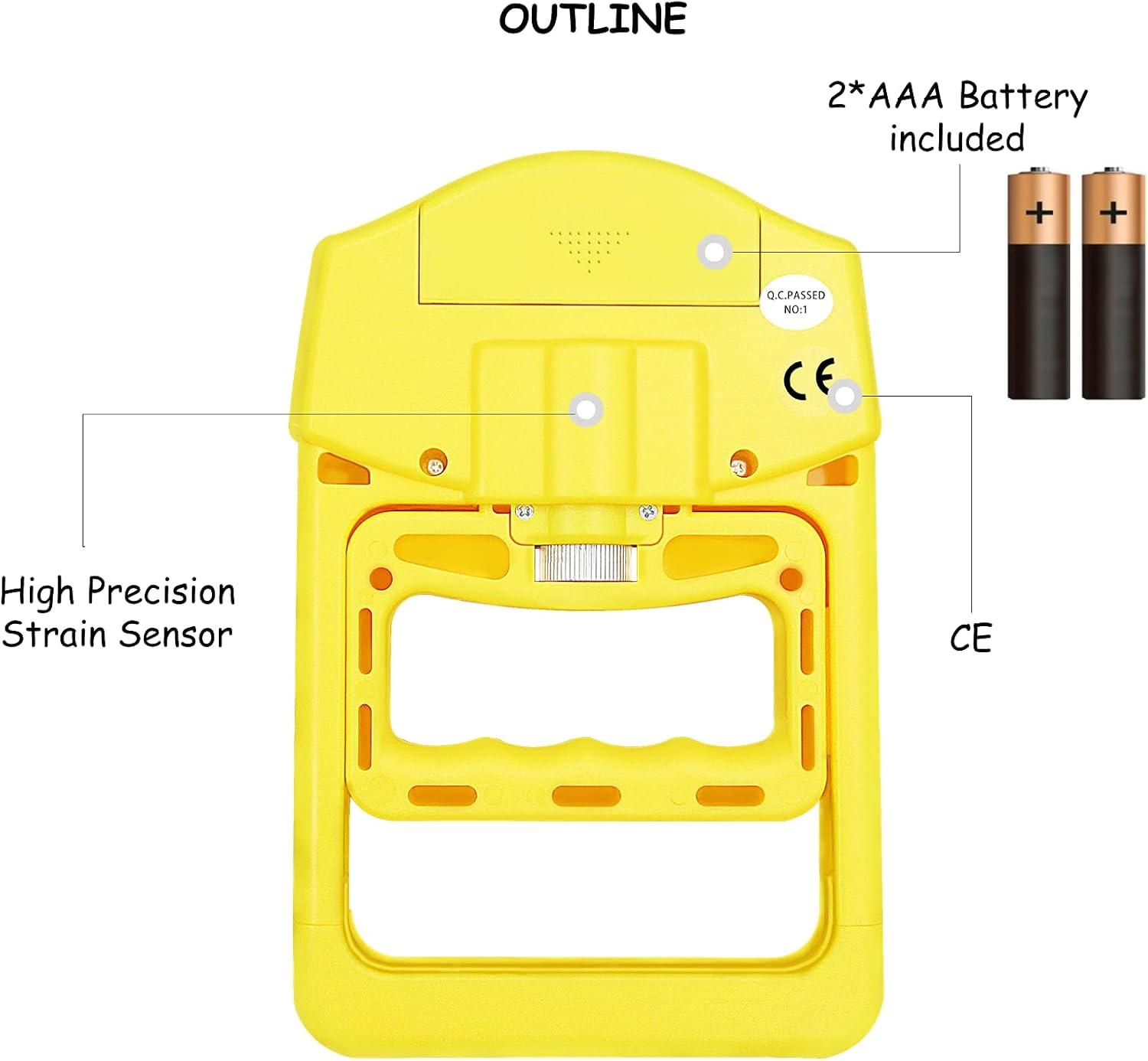 GRIPX Digital Hand Dynamometer - Automatic Grip Strength Meter | 198 ...