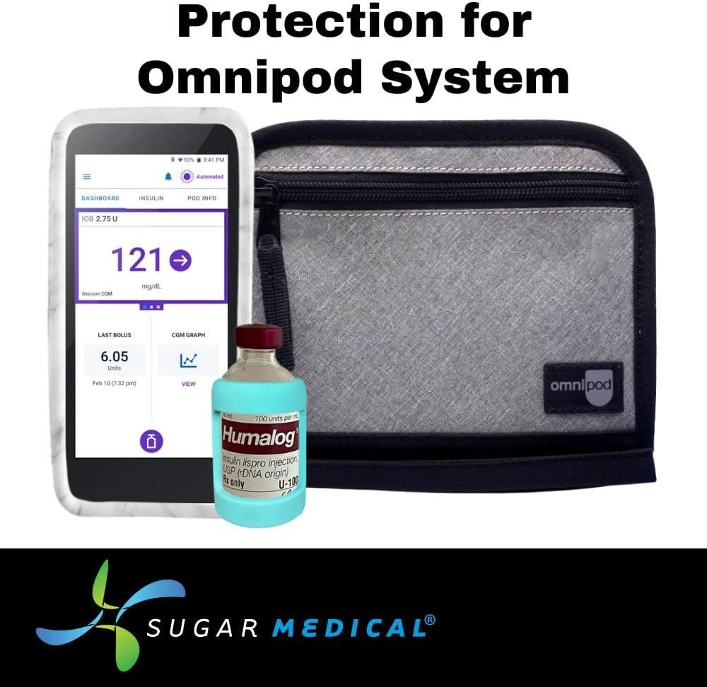 Greyton Omnipod Supply Case - Diabetes Supply Bag for Omnipod 5 ...