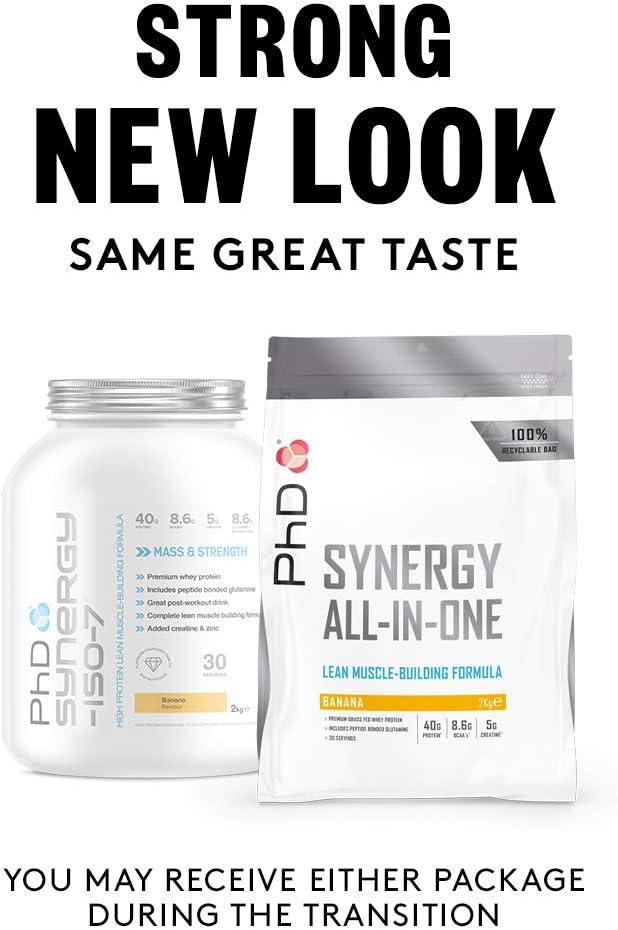 PhD Nutrition Synergy All-in-One Lean Protein Powder - Double Chocolate ...