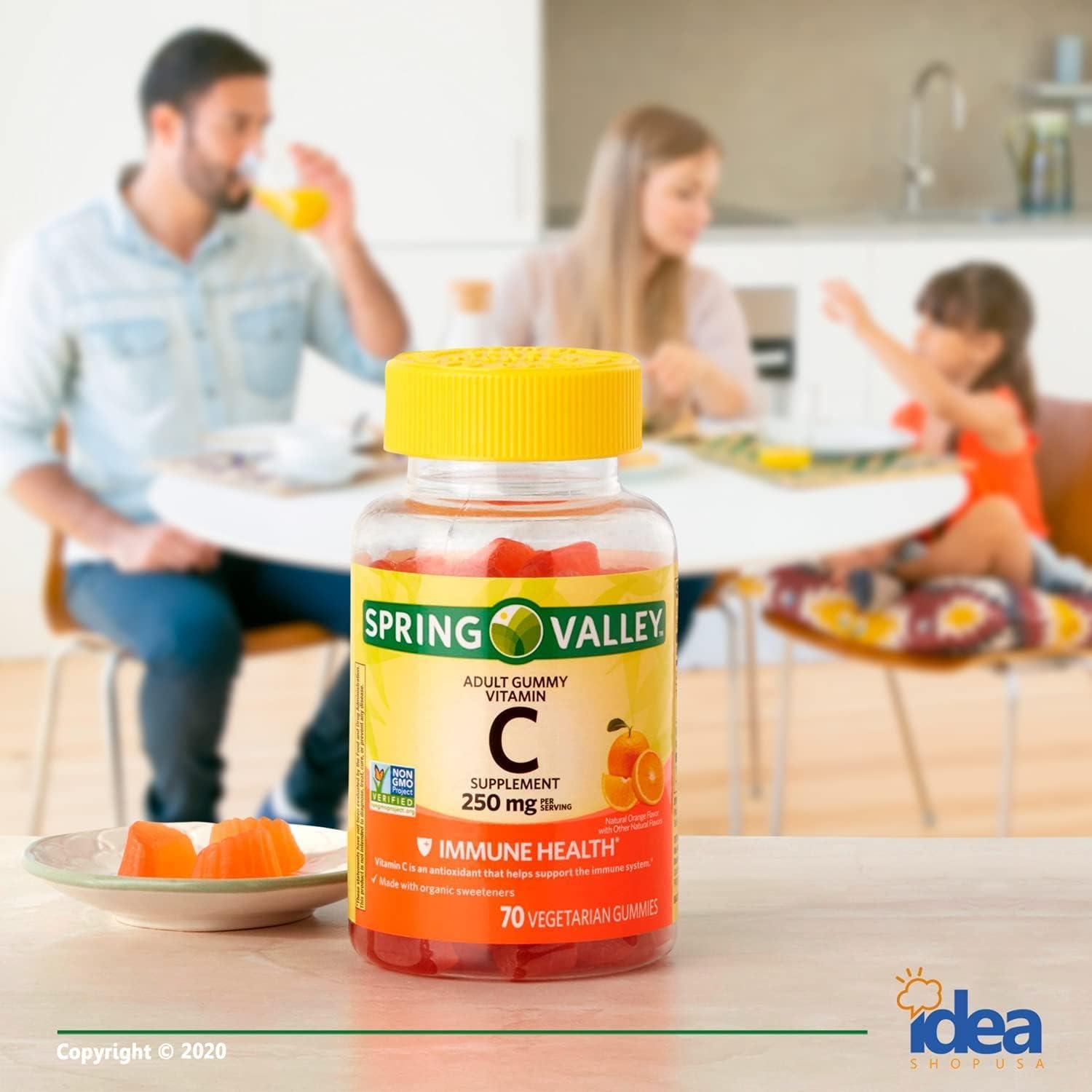 Spring Valley Organic Zinc & Vitamin C Gummies Bundle - Immune System ...