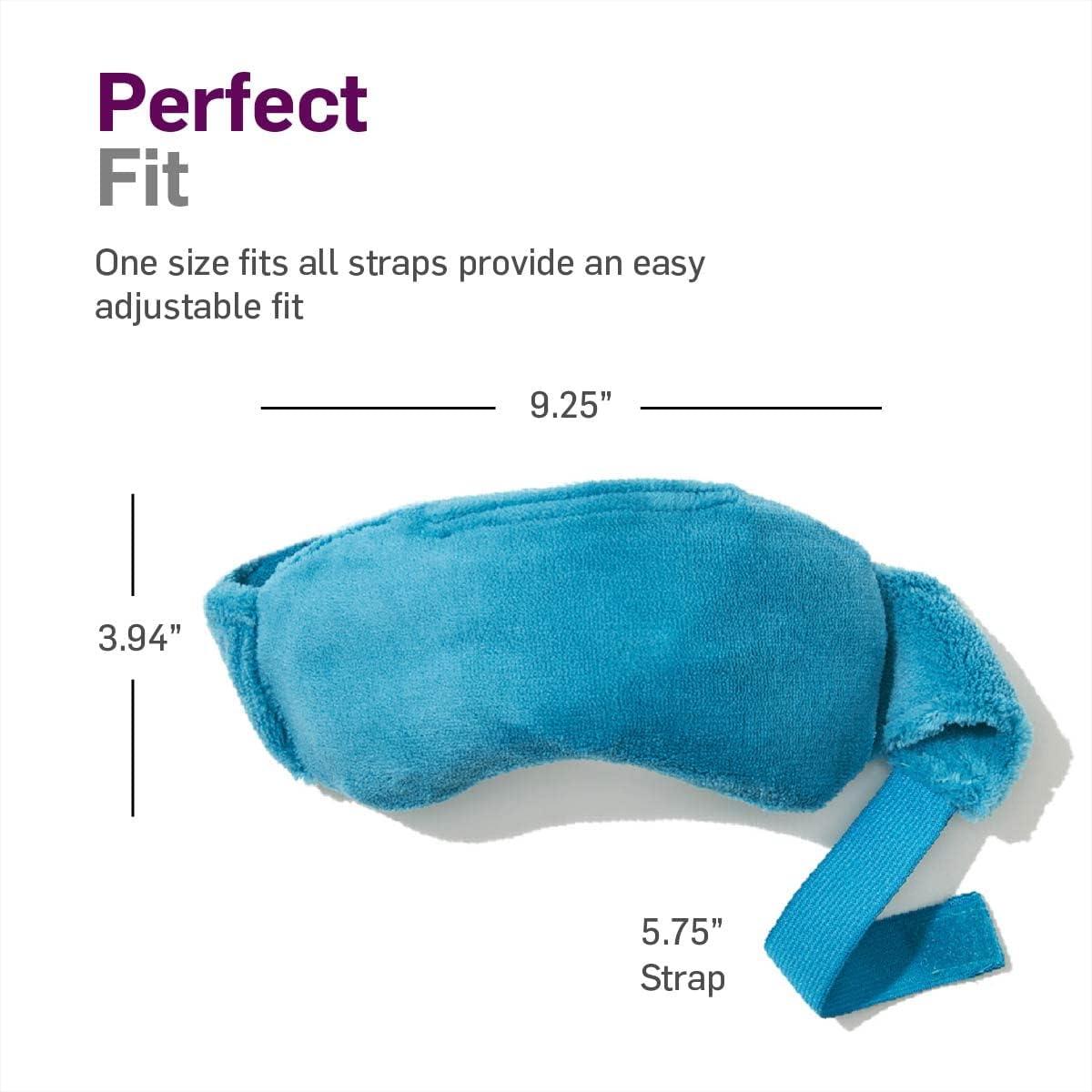 NatraCure Microwavable Weighted Warming Eye Pillow Mask - Relief for ...